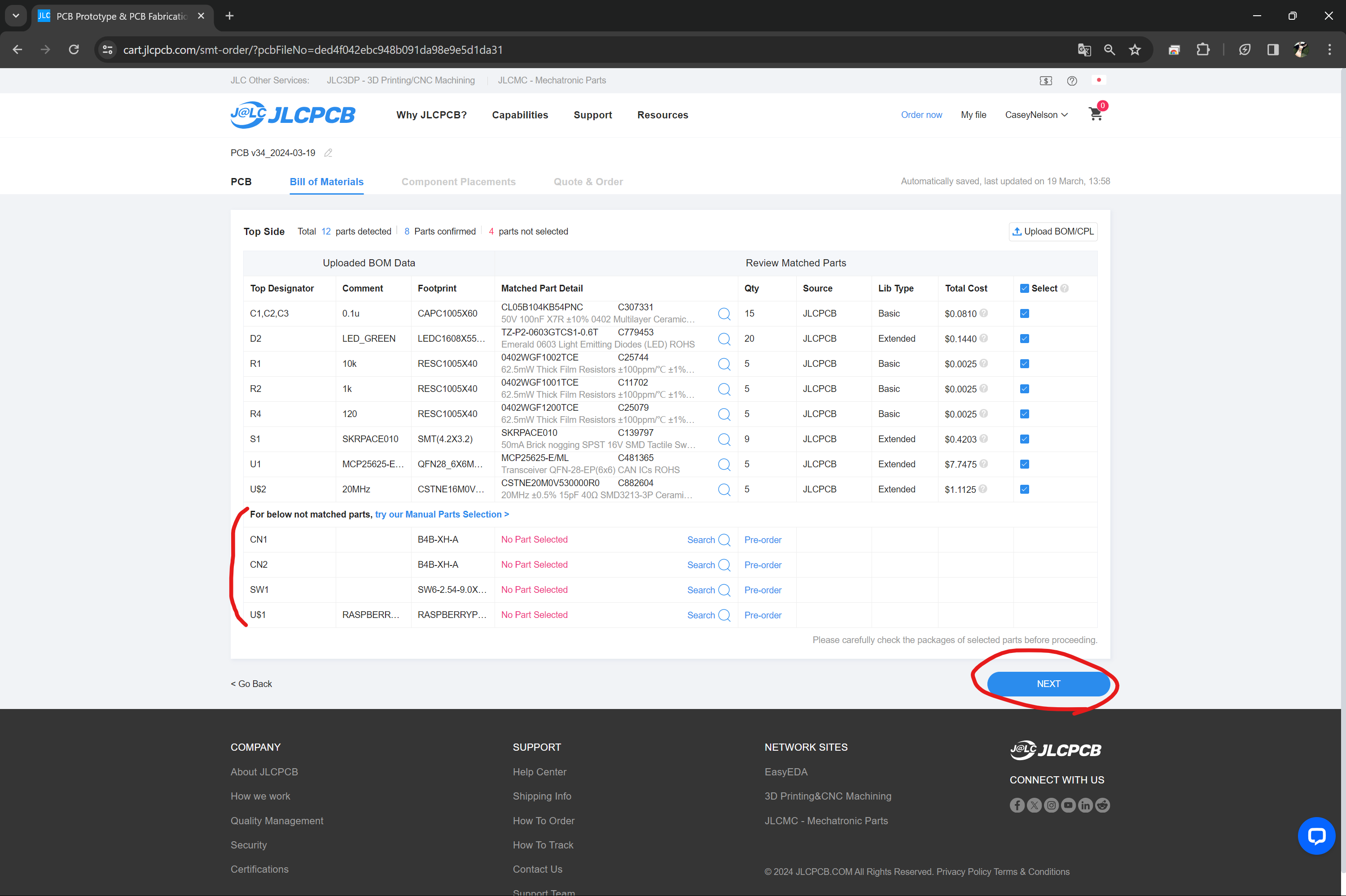 JLCPCB 発注手順 - wiki