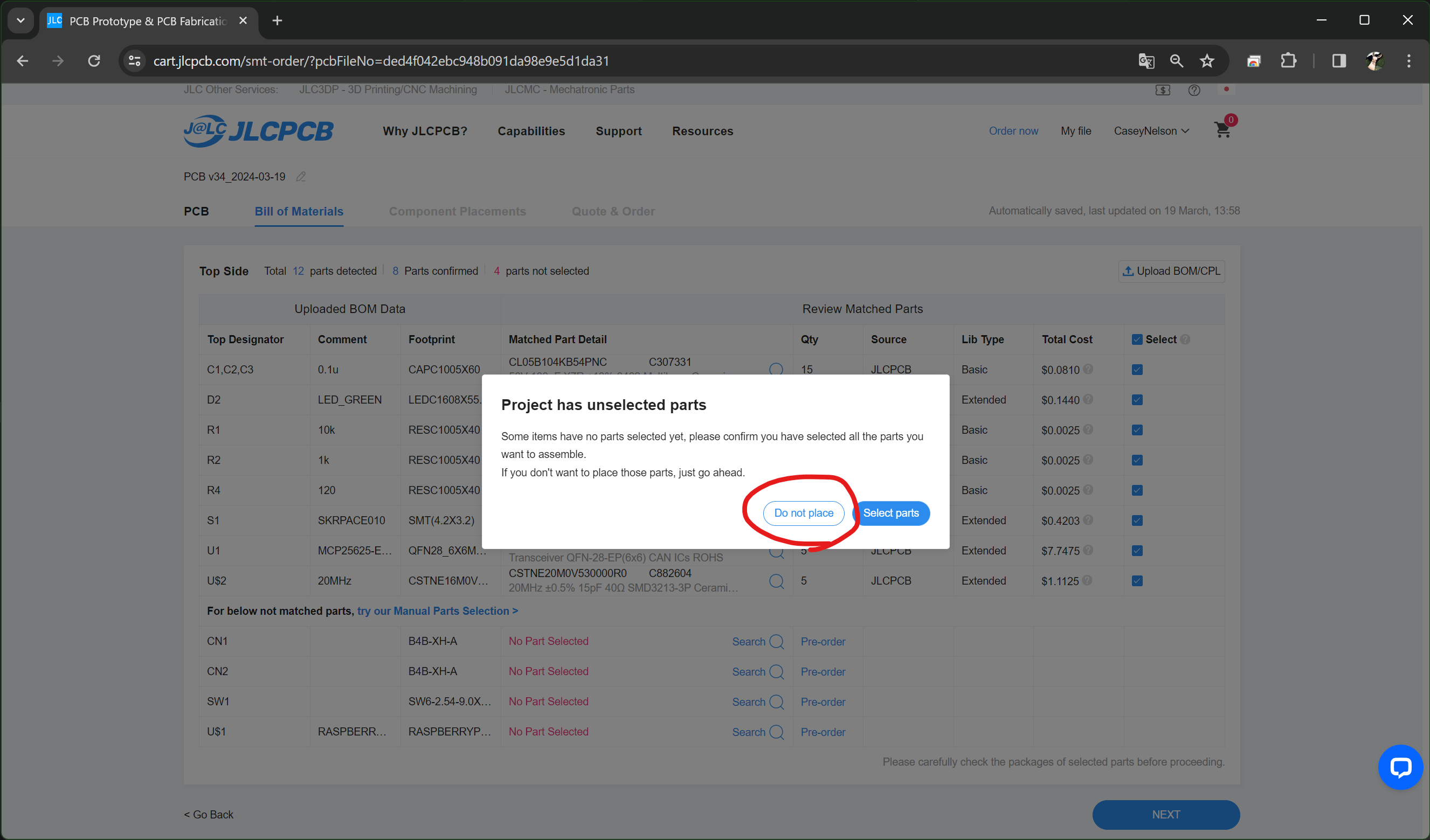 JLCPCB 発注手順 - wiki