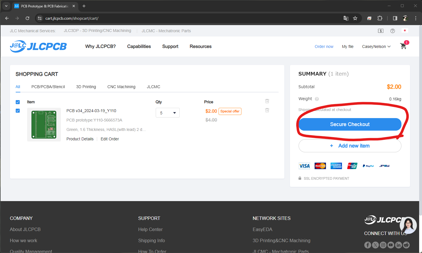 JLCPCB 発注手順 - wiki